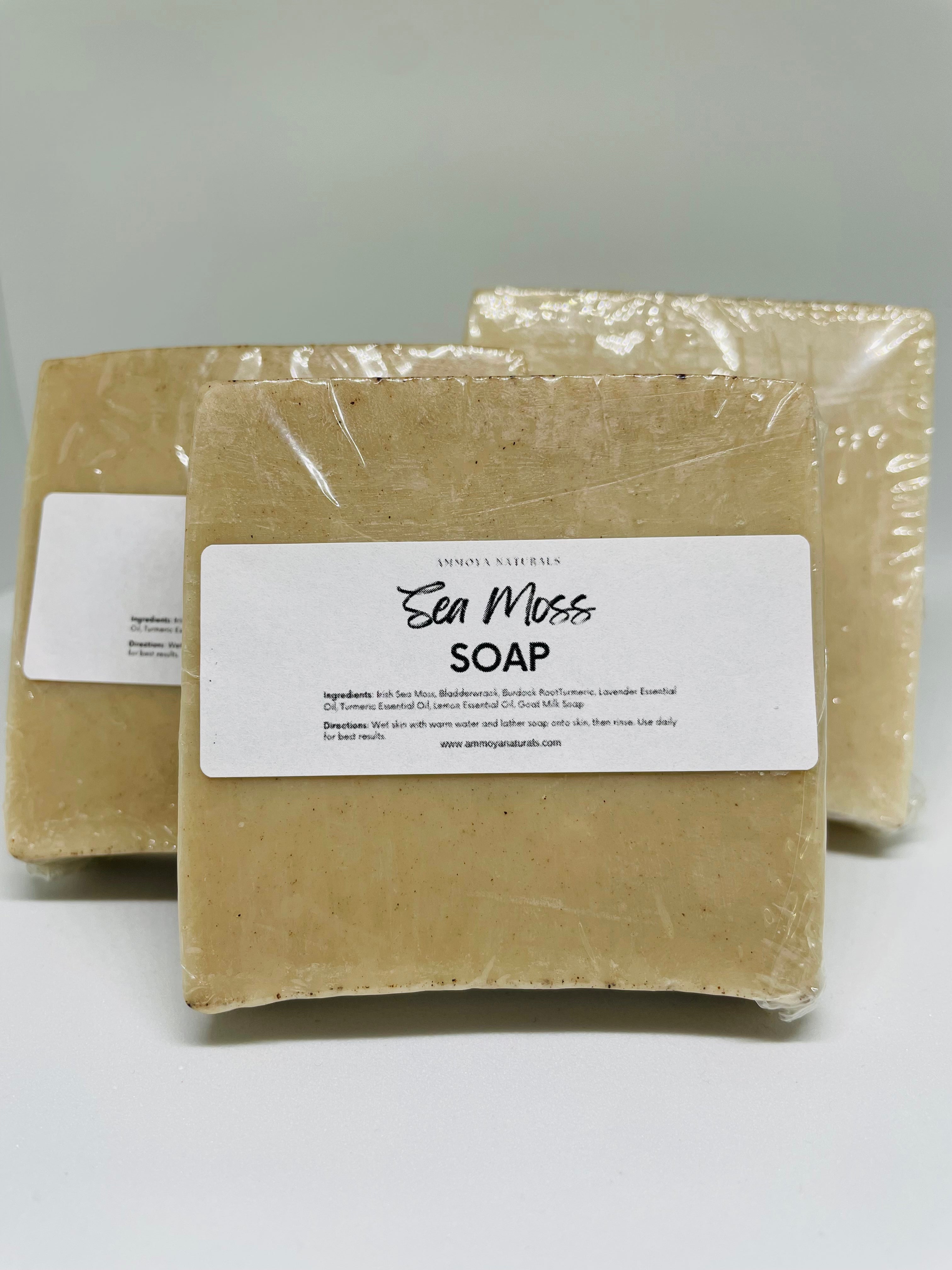 Irish Sea Moss and Turmeric Soap – Ammoya Naturals