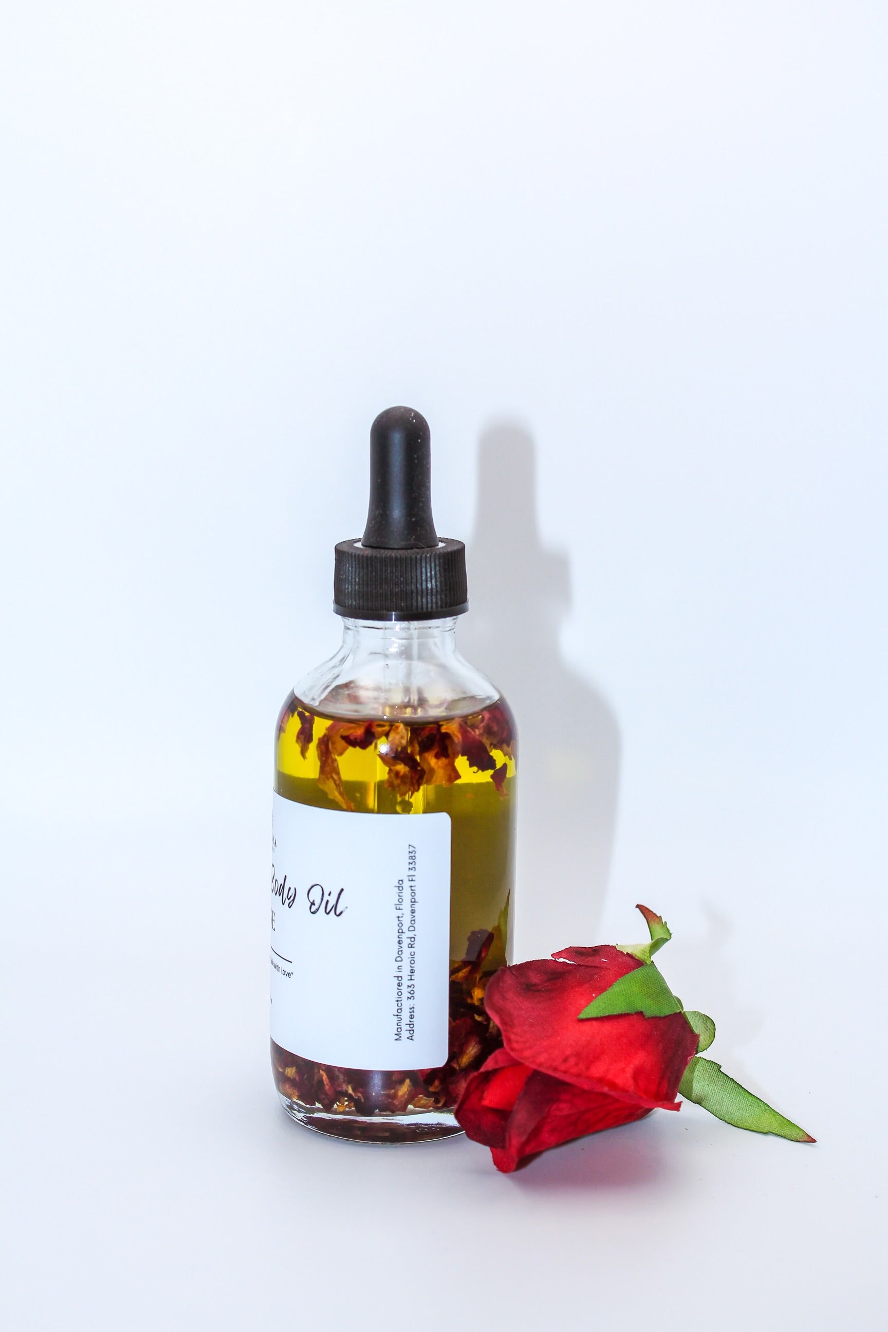 Turmeric Skin Brightening Body Oil: With Rose, Calendula, or Lavender