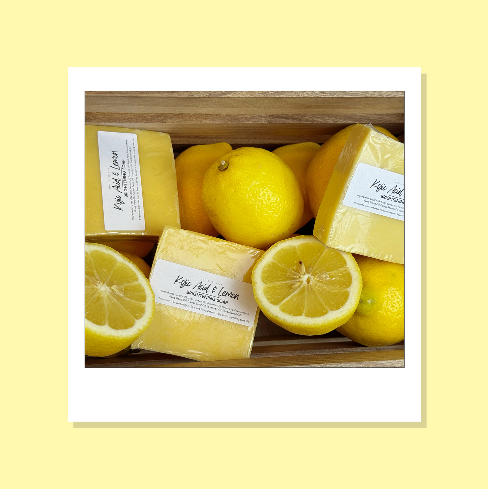 Kojic Acid and Lemon Soap